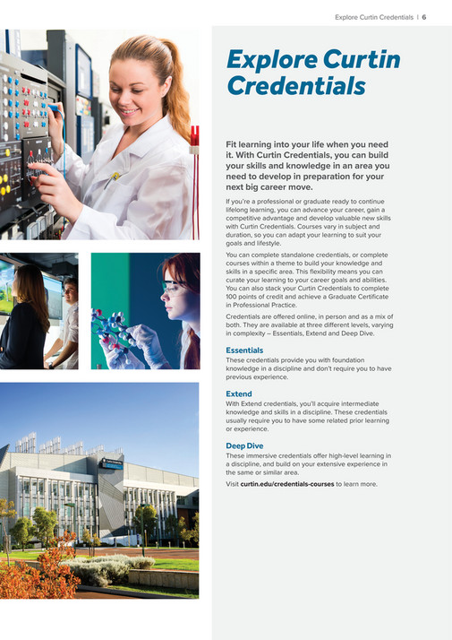 Curtin University - 2022 Science and Engineering PG Guide - Page 6-7