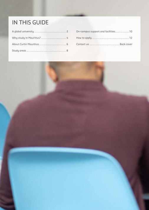 Curtin University - Curtin Mauritius Student Guide - Page 2-3