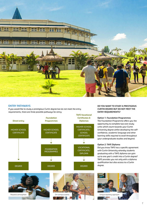 Curtin University - Curtin Mauritius Student Guide - Page 8-9