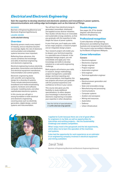 Curtin University - Engineering UG Guide 2026 - Page 28-29
