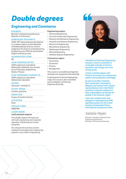 Curtin University - Engineering UG Guide 2026 - Page 36-37
