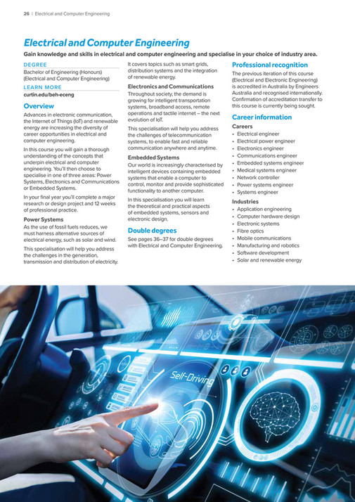 Curtin University - Engineering UG Guide 2025 - Page 28-29