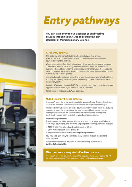 Curtin University - Engineering UG Guide 2026 - Page 20-21
