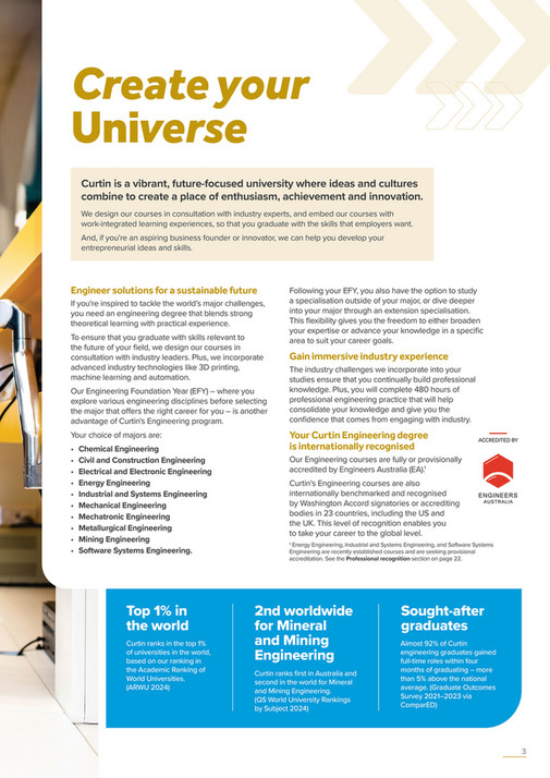Curtin University - Engineering UG Guide 2026 - Page 4-5