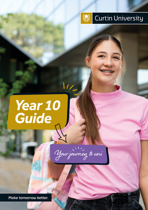 Curtin University - Year 10 guide - Page 1