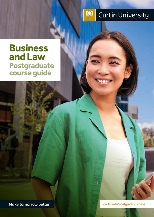 Curtin University - Business and Law PG guide - Page 1
