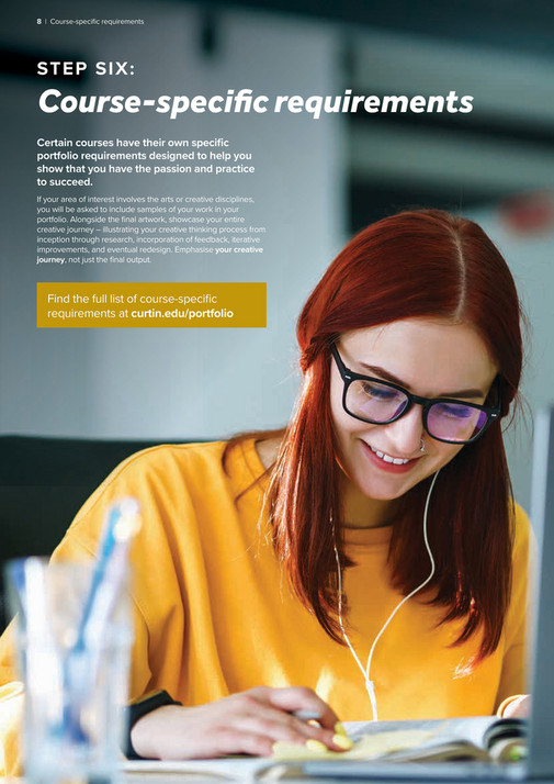 Curtin University - Portfolio Toolkit guide - Page 10-11