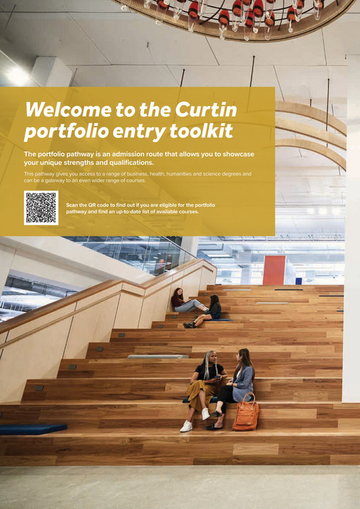 Curtin University - Portfolio Toolkit guide - Page 2-3