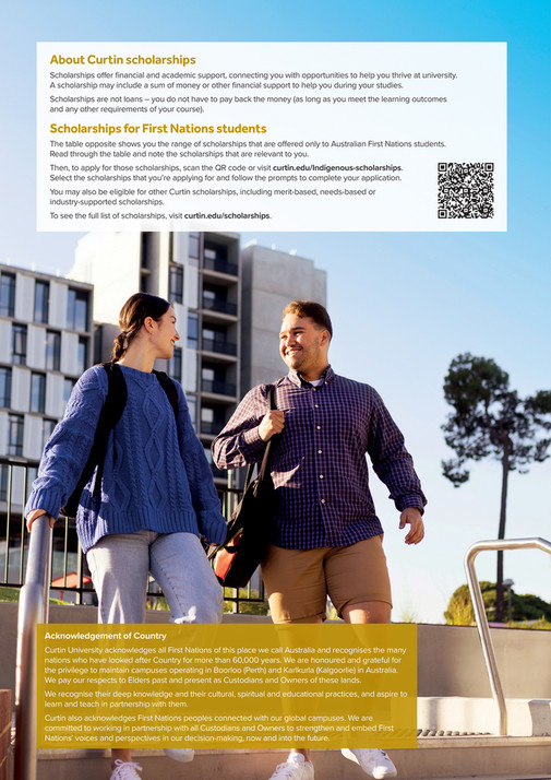 Curtin University - Indigenous Scholarships Brochure - Page 2-3