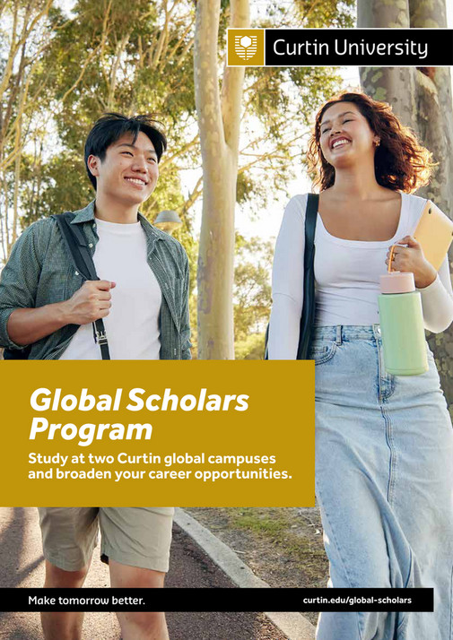 Curtin University - Global Scholars Program Brochure - Page 1