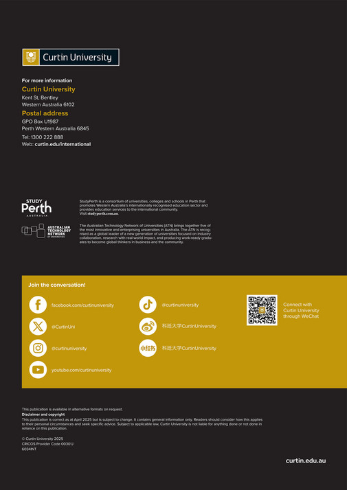 Curtin University - Global Scholars Program Brochure - Page 6