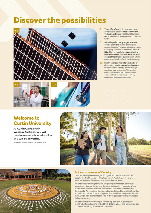 Curtin University - Curtin International Students Guide - Page 2-3