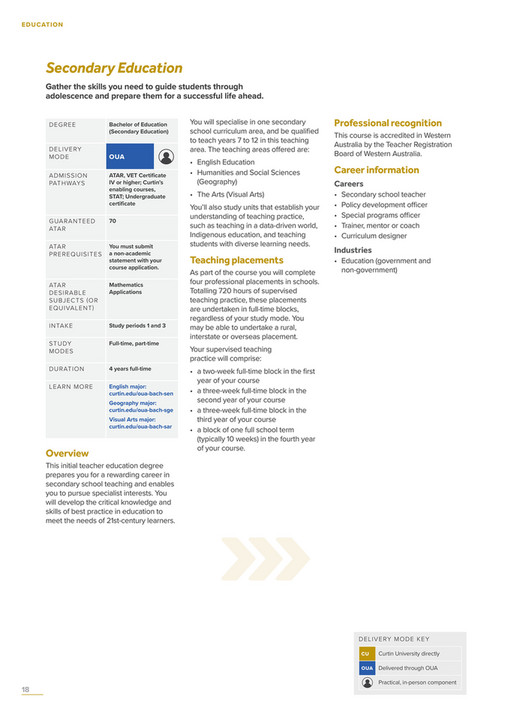 Curtin University - Curtin online course guide 2026 from Geraldton ...