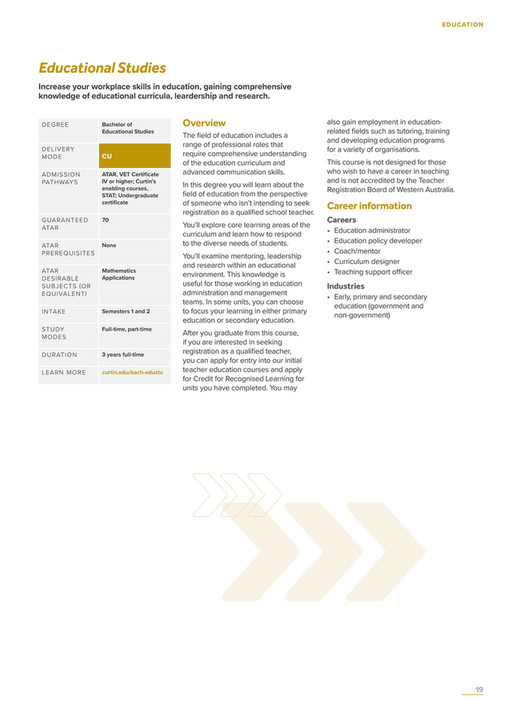Curtin University - Curtin online course guide 2026 from Geraldton Universities Centre - Page 20-21