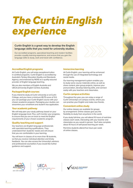 Curtin University - Curtin English Guide - Page 4-5