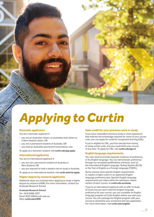 Curtin University - Science and Engineering PG Course Guide - Page 14-15