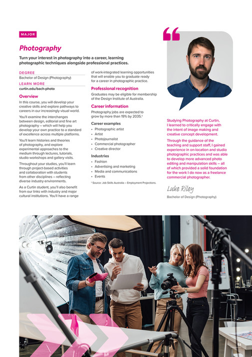 Curtin University - Humanities UG Guide 2027 - Page 54-55